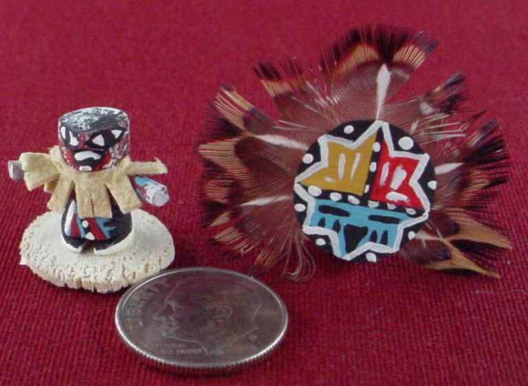 Mini Sun Kachina Doll - Ugly Otter Trading Post